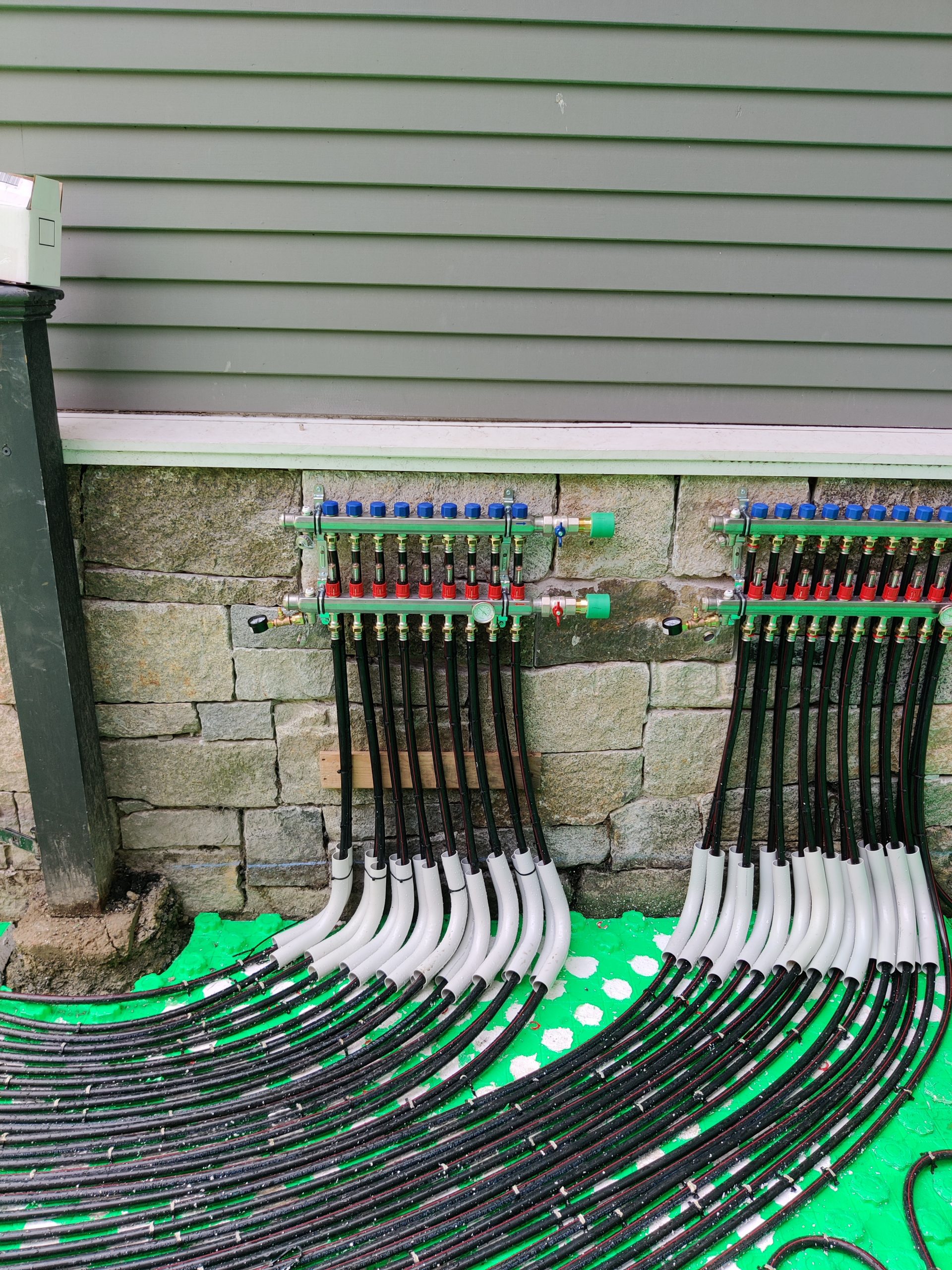 Hydronic Heated Driveway Installation